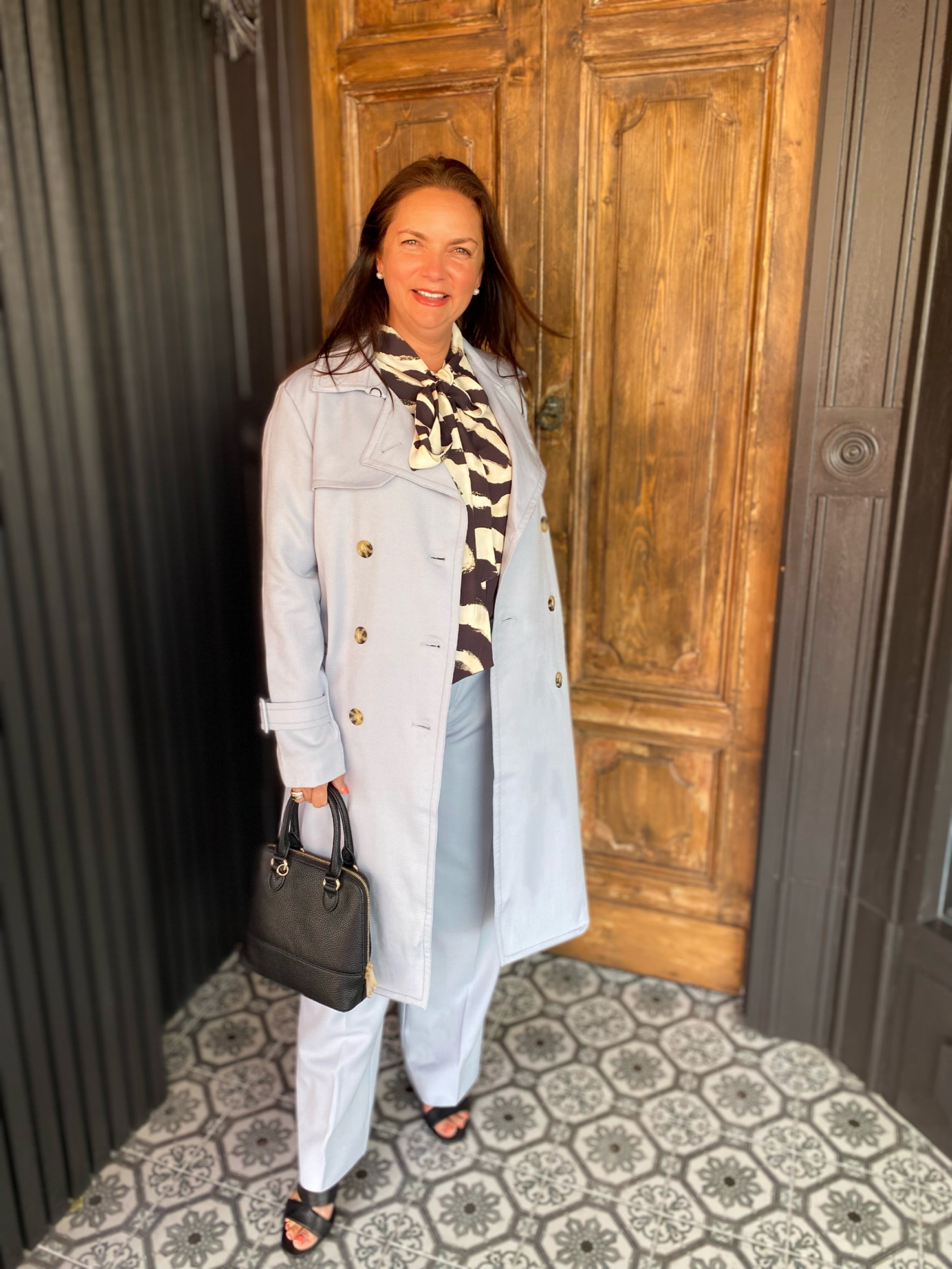 City Trouser - Baby Blue – Lima & Co