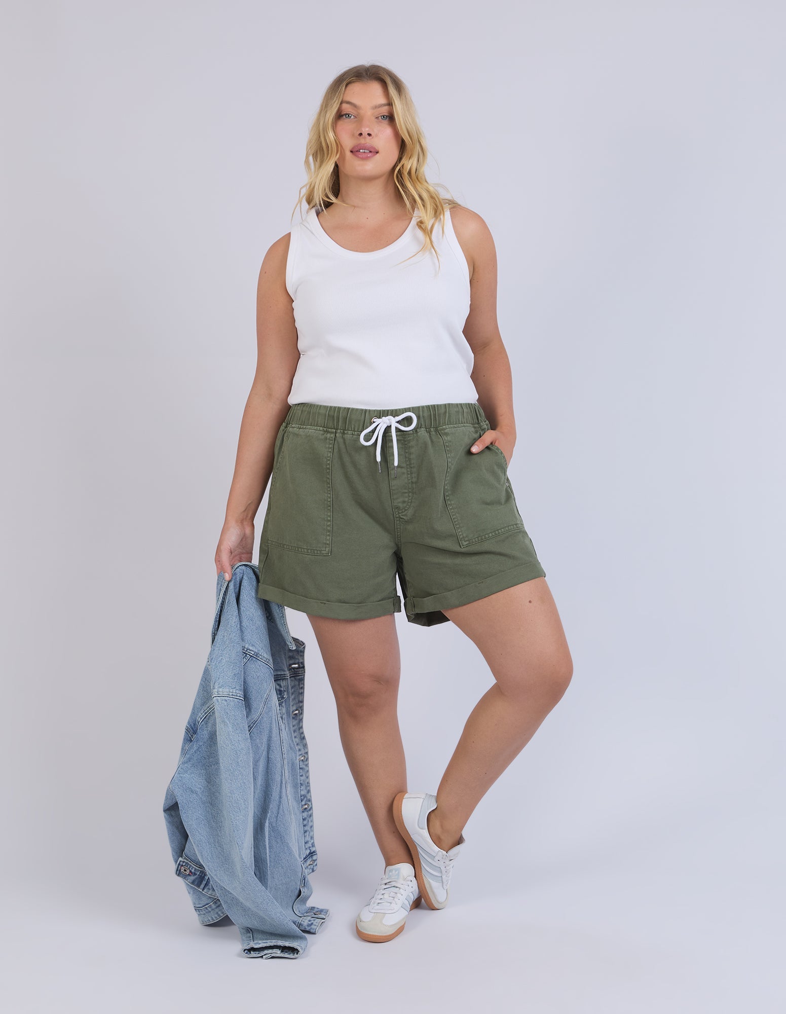 Emma Relaxed Denim Short - Clover – Lima & Co