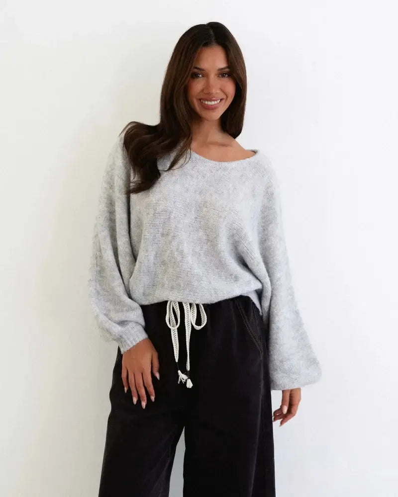 Lora Knit - Grey – Lima & Co