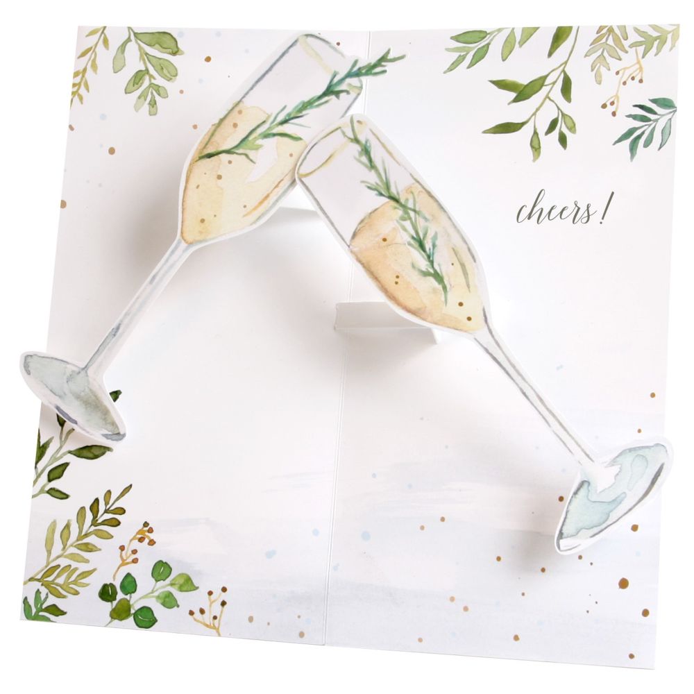 Popup Card Champagne Toast – Lima & Co
