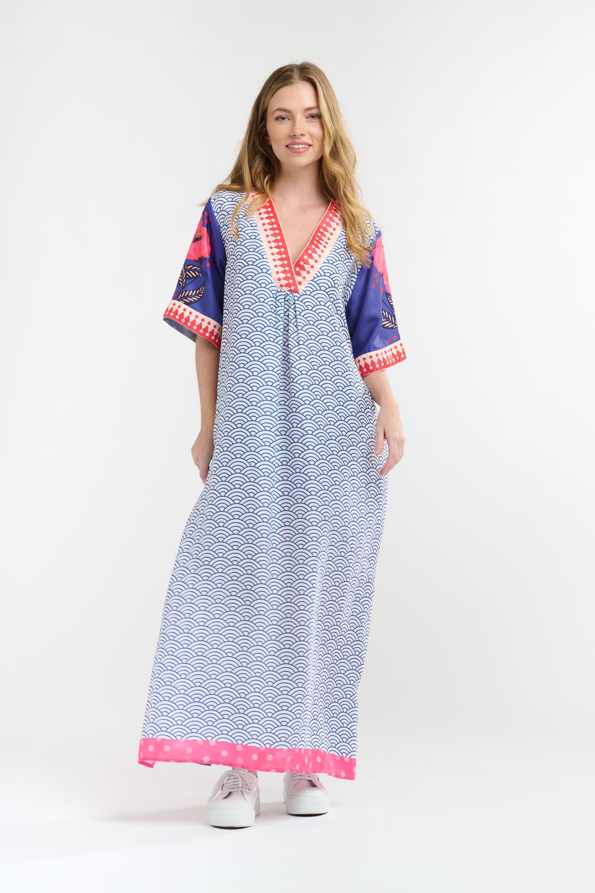 Saline Dress - Bleeding Heart Print – Lima & Co